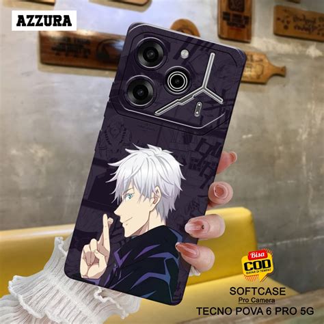 Jual Azzura Case Tecno Pova Pro G Terbaru Fashion Case Anime Softcase Hp Tecno