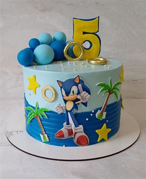 დოლჩე ვიტა Dolce Vita 88 Tbilisi Sonic Birthday Cake Sonic Cake Sonic Birthday Parties