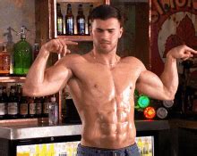 Muscle Hunk Flexing S Tenor