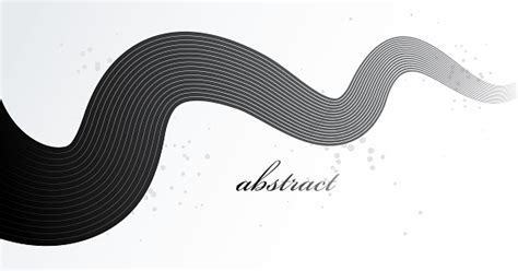 추상적 인 우아한 회색 곡선 얇은 라인 벡터 추상적 인 배경 우아한 빛 줄무늬 디자인 요소 배너 또는 포스터 및 기타 광고를위한 템플릿 0명에 대한 스톡 벡터 아트 및 기타