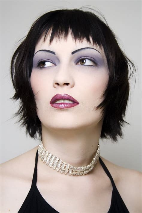 Dark Haired Beauty Stock Image Image Of Lifestyle Black 2222507