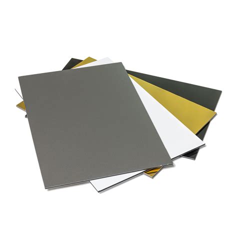 Pe Pvdf Grey Color Aluminium Composite Panel Acm Acp With 3mm 4mm 5mm