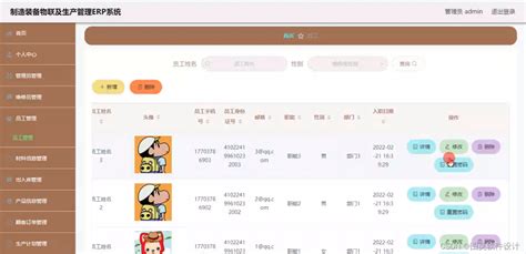 基于springboot制造装备物联及生产管理erp系统 Csdn博客