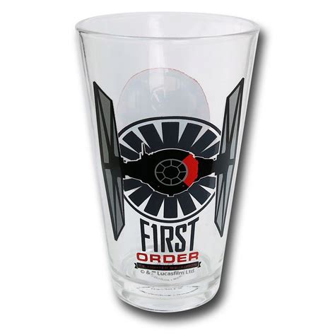 Star Wars Force Awakens First Order 10oz Juice Glass