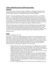 Lecture Notes Week 5 Docx Activity Nathaniel Bacon Bacon S