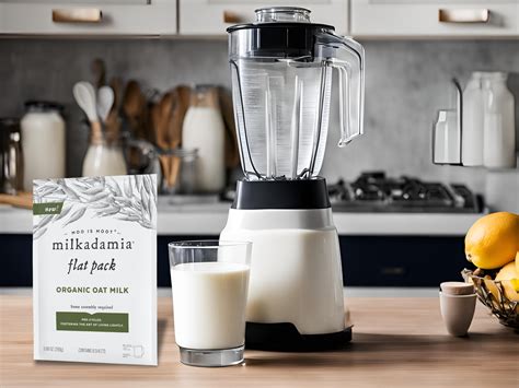 Milkadamia Macadamia Oat Milk 2d Printed Flat Pack Sheets Packaging 1