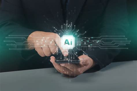 Human Using Technology Smart Robot Ai Artificial Intelligence By Enter