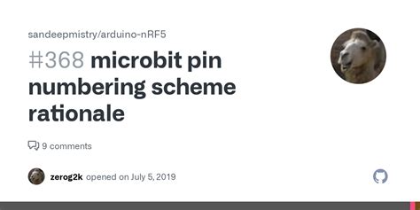 Microbit Pin Numbering Scheme Rationale · Issue 368 · Sandeepmistryarduino Nrf5 · Github