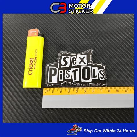 Sticker S E X Pistols Stiker Motor S E Xpistols Stiker M406 Shopee