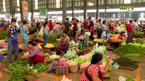 တညင်းကုန်းလက်ကားဈေးကြီး၌ နယ်စုံမှထွက်ရှိသောရာသီပေါ်သစ်သီးဝလံများ လှိုင်လှိုင်ဝင်ရောက် ကာ လာရောက