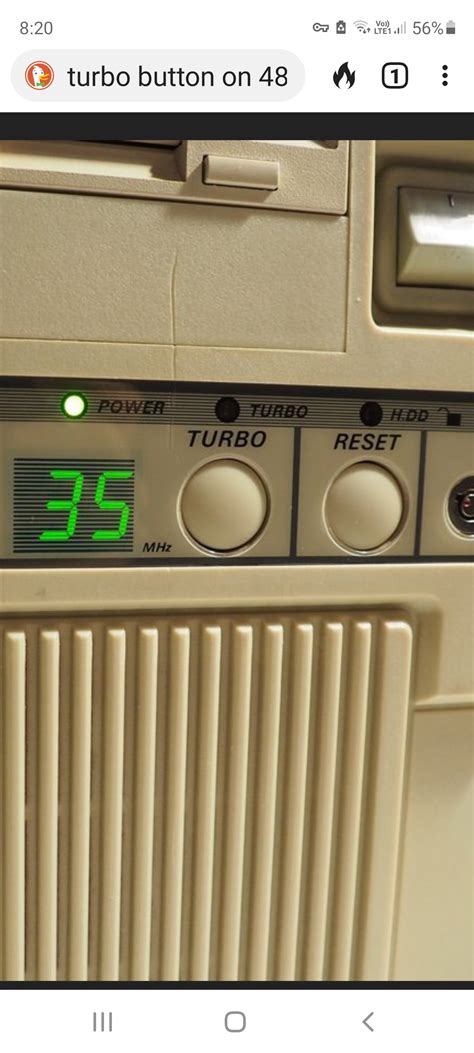 Turbo Button R Computers