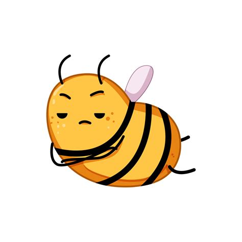 Bug Bee Character Cartoon Vector Illustration 35559508 Vector Art At