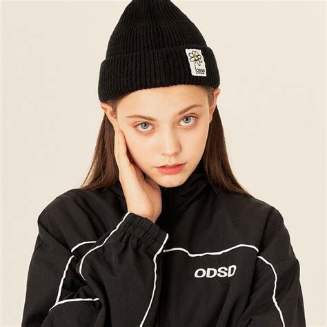 오드스튜디오 스티커팩 증정 픽셀 데이지 니트 비니 4color 위시버킷