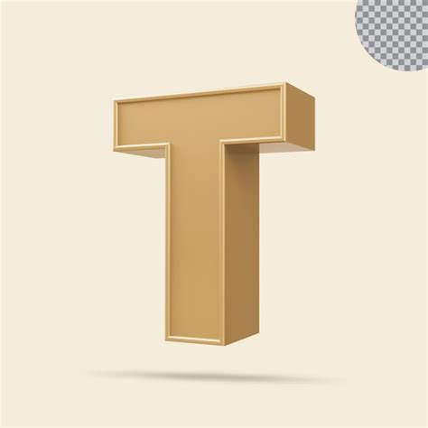3d 알파벳 황금 럭셔리 크리에이 티브 렌더링 프리미엄 Psd 파일