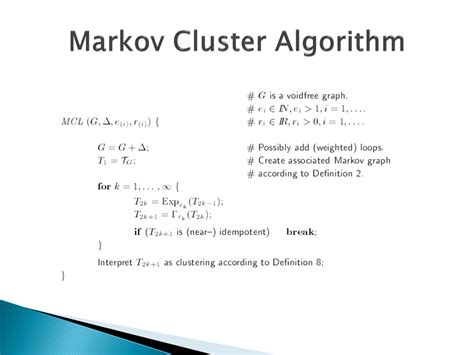 Ppt Markov Cluster Algorithm For Graph Clustering Powerpoint Presentation Id9514913