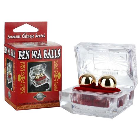 Ben Wa Balls Pair Of Pleasure Balls With Crystalline Case