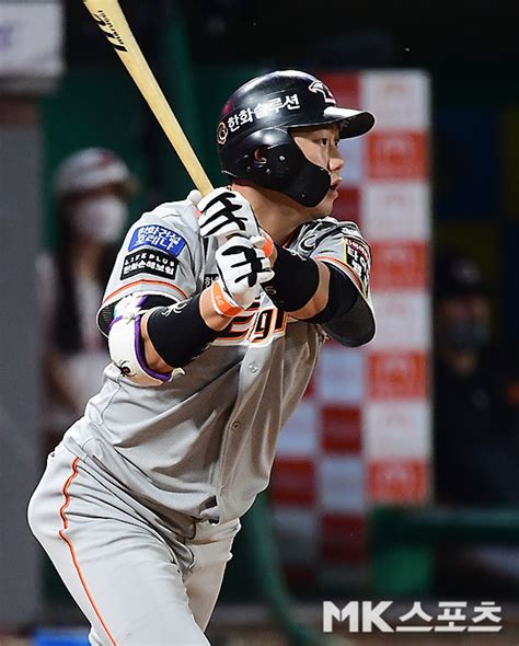 하주석 `찬스 잡는 선두타자 안타` Mk포토 Mk스포츠