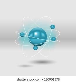 Atom Vector Illustration Stock Vector Royalty Free Shutterstock