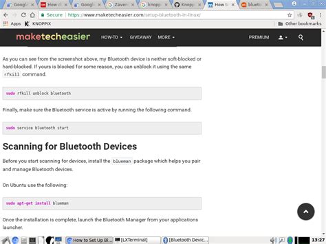 My Journey With The Linux Operating System Setup Bluetooth In Linux