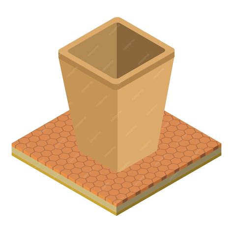 Premium Vector Waste Container Icon Isometric Illustration Of Waste