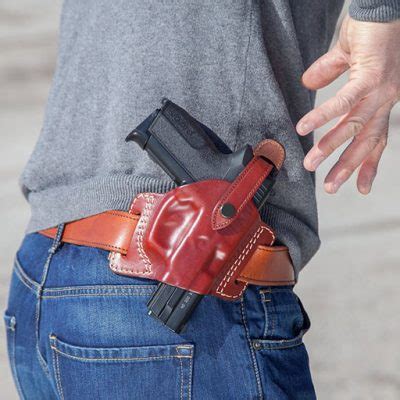 Compact Belt Holster Leather Holster