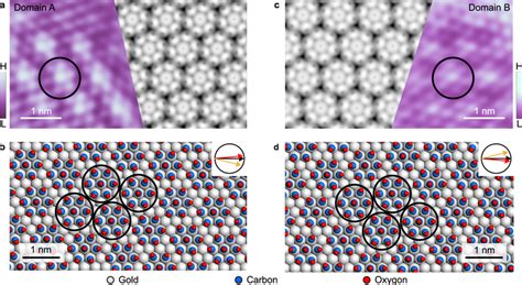 The Structure Of Co Chiral Domains On Au111 A Stm Image Left Panel