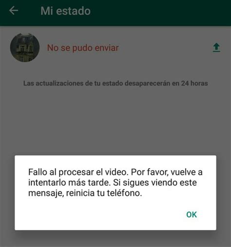 ¿por Qué Me Da Fallo Al Compartir Archivos Por Whatsapp Documentovídeo Foto Y Audio Aprende