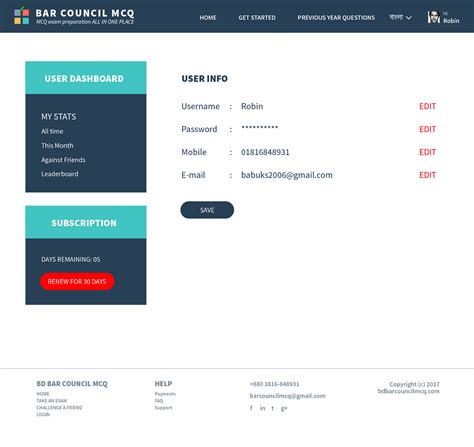 MCQ Exam Website UX UI Design Behance MCQ Exam Website UX UI Design Behance