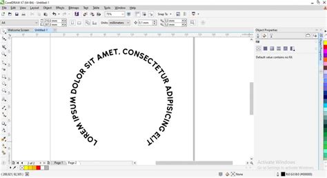 Cara Membuat Teks Melengkung Di Corel Draw Alfabank Yogyakarta