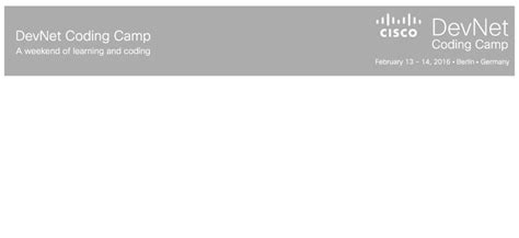 Cisco Devnet Hackathon