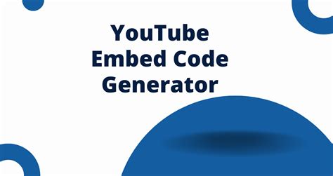 Youtube Embed Code Generator Fast Simple 🔥 16 9 Ratio Videos