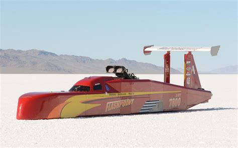 Bob Daltons “flash Point” Streamliner Bonneville Race Cars Drag