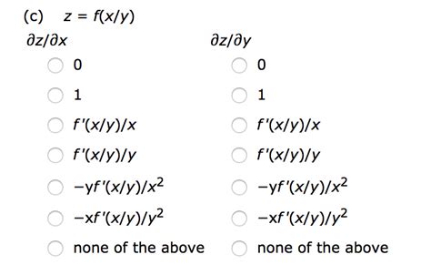 Solved Find Dz Dx And Dz Dy A Z F X G Y Dz Dx 0 0 F X Chegg Com