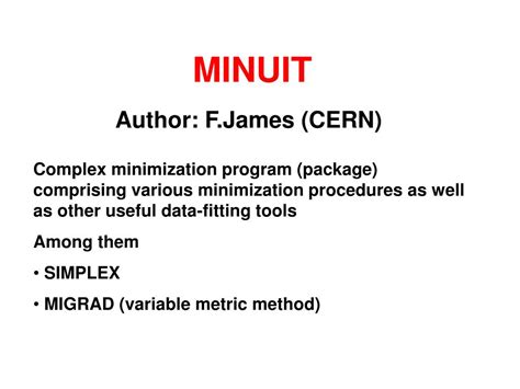 Ppt Introduction To Function Minimization Powerpoint Presentation Free Download Id 3723568