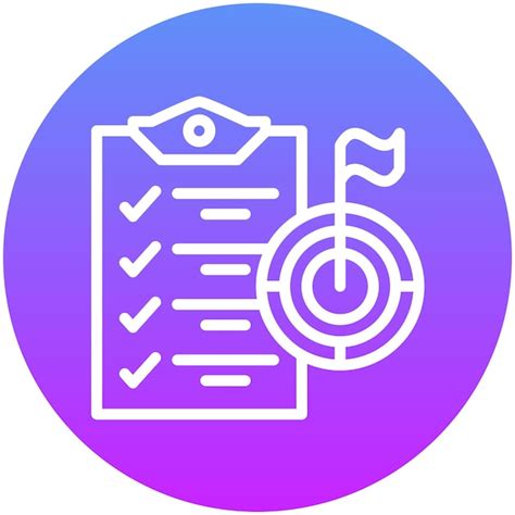 Premium Vector Goal Oriented Vector Icon Illustration Of Business