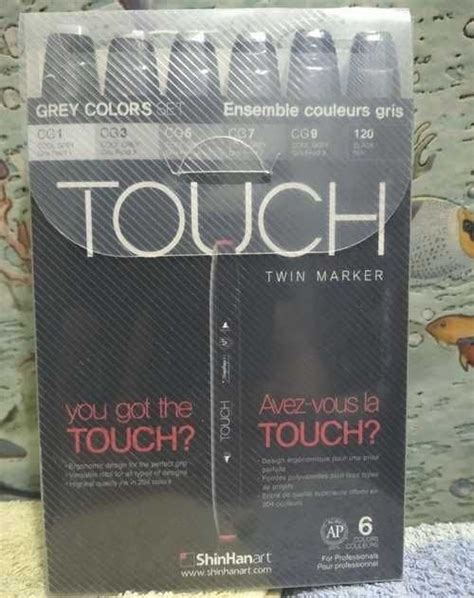 Набор маркеров Touch Twin 6цв Серые тона Festima Ru частные объявления