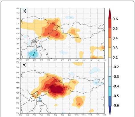 Spatial Correlation Fields Of A Reconstructed And B Instrumental Download Scientific