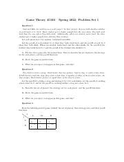 PS Pdf Game Theory Spring Problem Set Question Sean And Mike Are Working