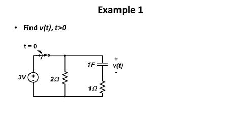 Lecture 17 Review RC Circuit Natural Response RL