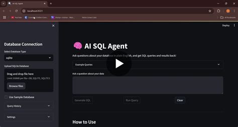🚀 just launched ai sql agent with streamlit ui vishva patel