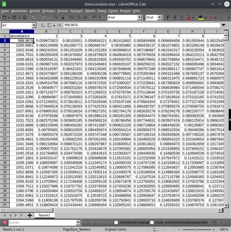 Excel Trace Format 2D COS Wiki