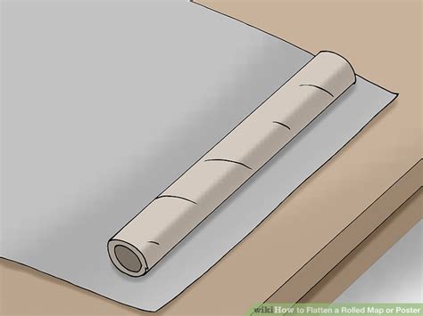 Ways To Flatten A Rolled Map Or Poster WikiHow