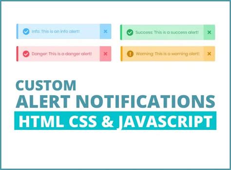 How To Make Custom Warning Alert Notification In Javascript Rocoderes