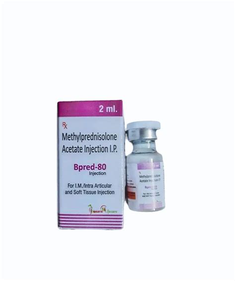 2ml Methylprednisolone Acetate Injection 80mg At ₹ 30 Piece In Jaipur