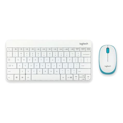Logitech MK245 Nano Wireless Keyboard Mouse Set White
