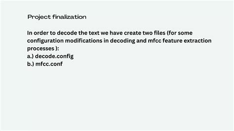 Automatic Speech Recognition System Using Kaldi Pptx