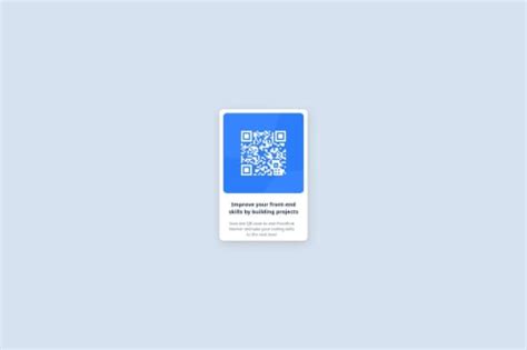 Frontend Mentor Challenge 1 Qr Code Built With Html And Css Coding