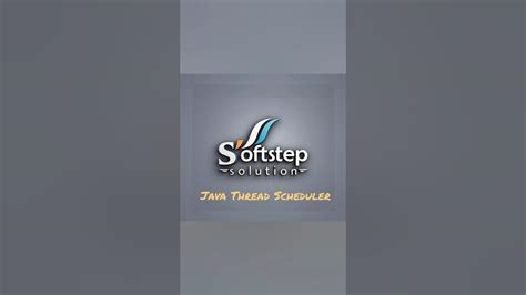 Thread Scheduler In Java Threadscheduler Programming Coding Techtips Softstep