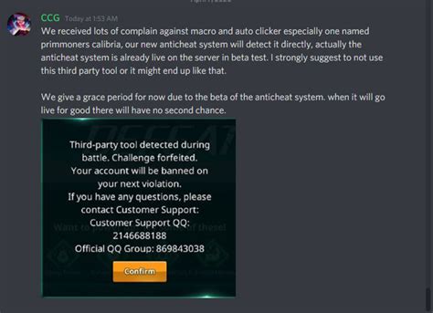 Macros And Auto Clickers Confirmed Bannable Rcalibriacg