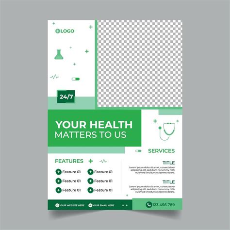 Medical Flyer Template Pro Vector 41901946 Vector Art At Vecteezy
